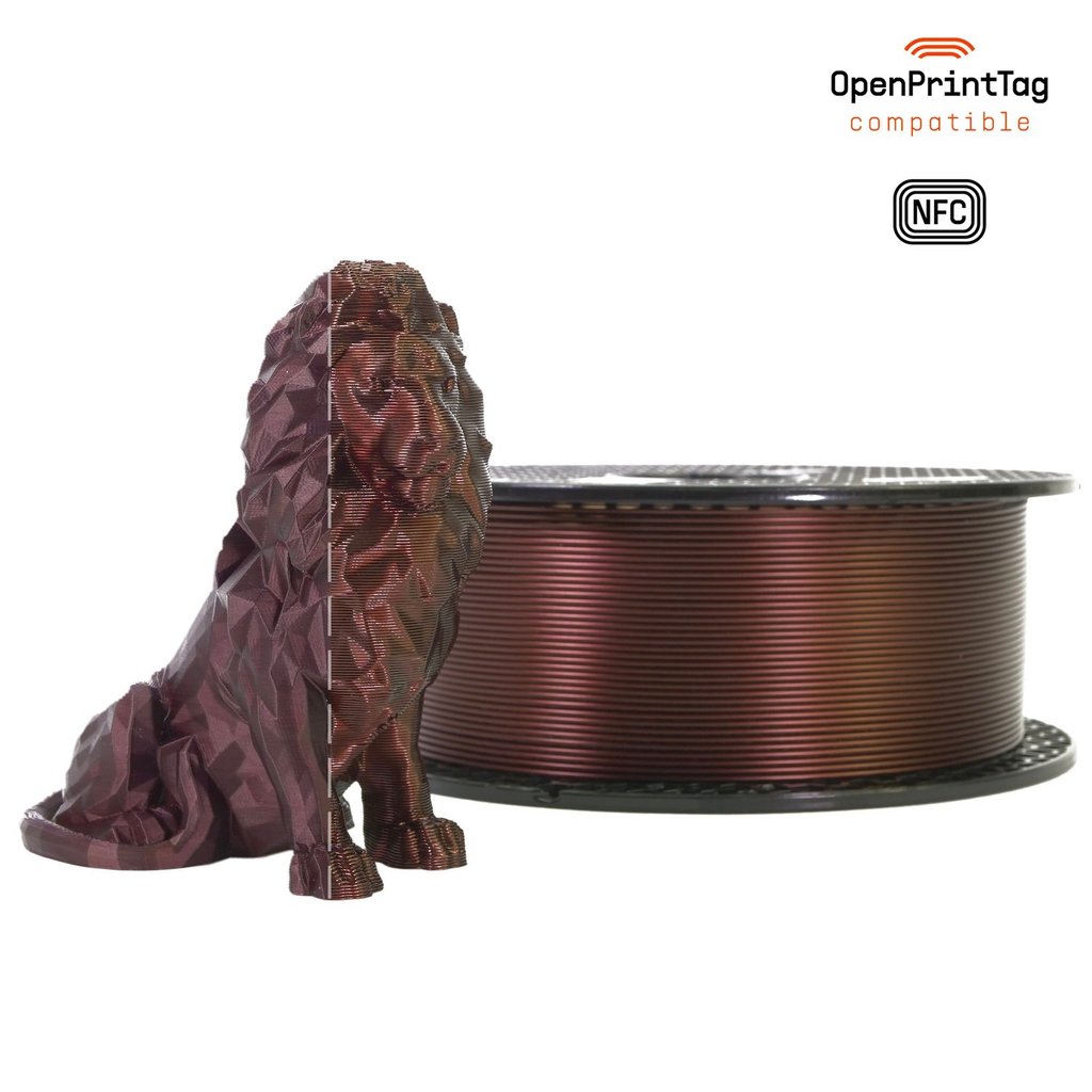 Prusament Premium PLA Mystic Brown 1kg (NFC) | Imprimantes 3D Original ...